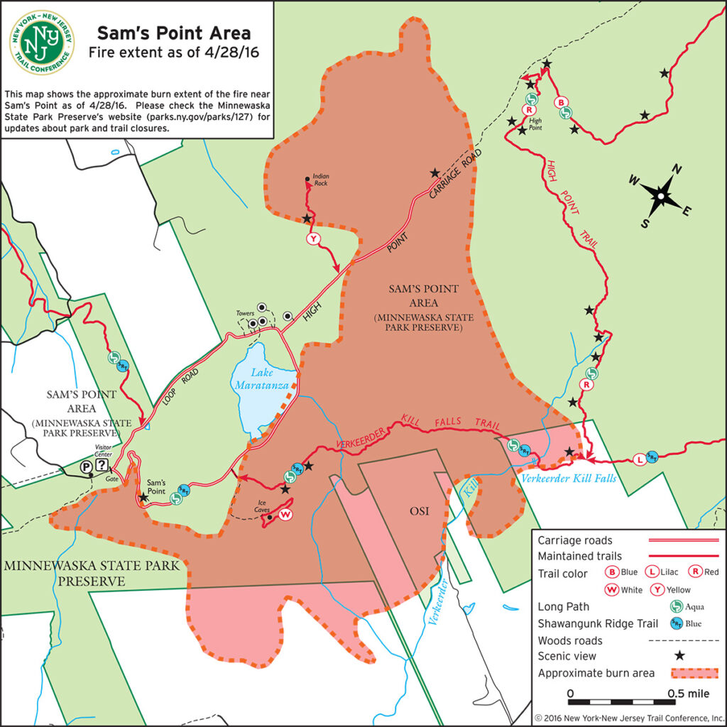 Sam's Point and Minnewaska Closed Due to Wildfire - New York-New Jersey ...