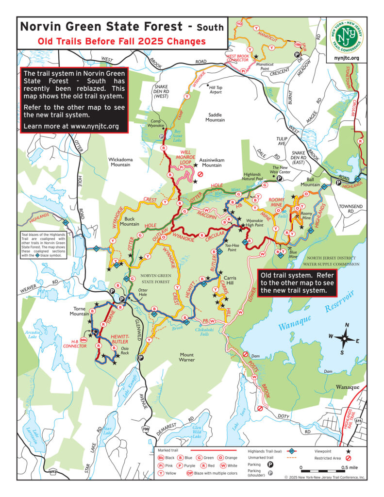Norvin Green State Forest (southern section) Reblazing Complete - New ...